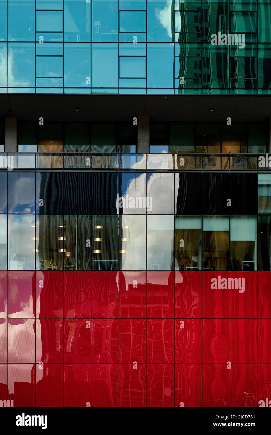 Beautiful colors in contemporary architecture hi-res stock photography ...