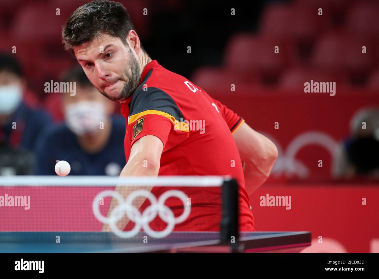 JULY 30th, 2021 - TOKYO, JAPAN: Dimitrij Ovtcharov of Germany in action ...