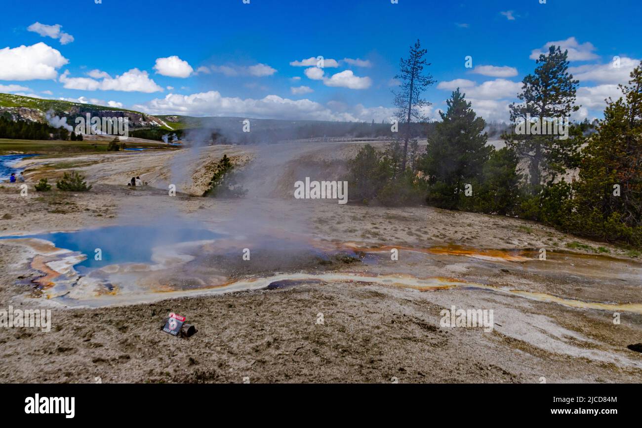 Boiling water bubbler geyser hi-res stock photography and images - Alamy
