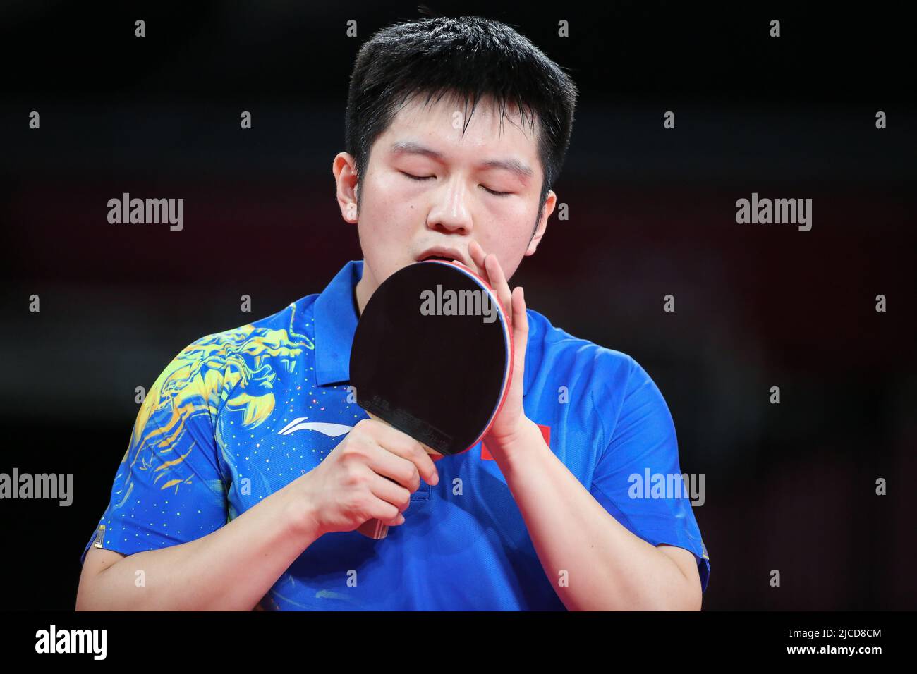 JULY 30th, 2021 - TOKYO, JAPAN: Fan Zhendong of China in action during ...