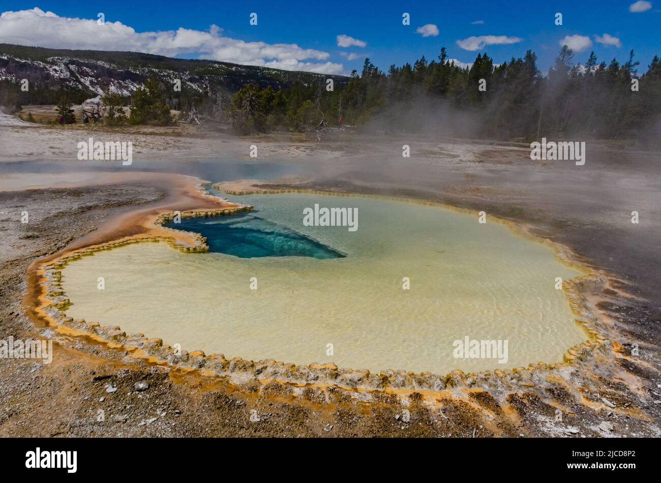 Boiling water bubbler geyser hi-res stock photography and images - Alamy