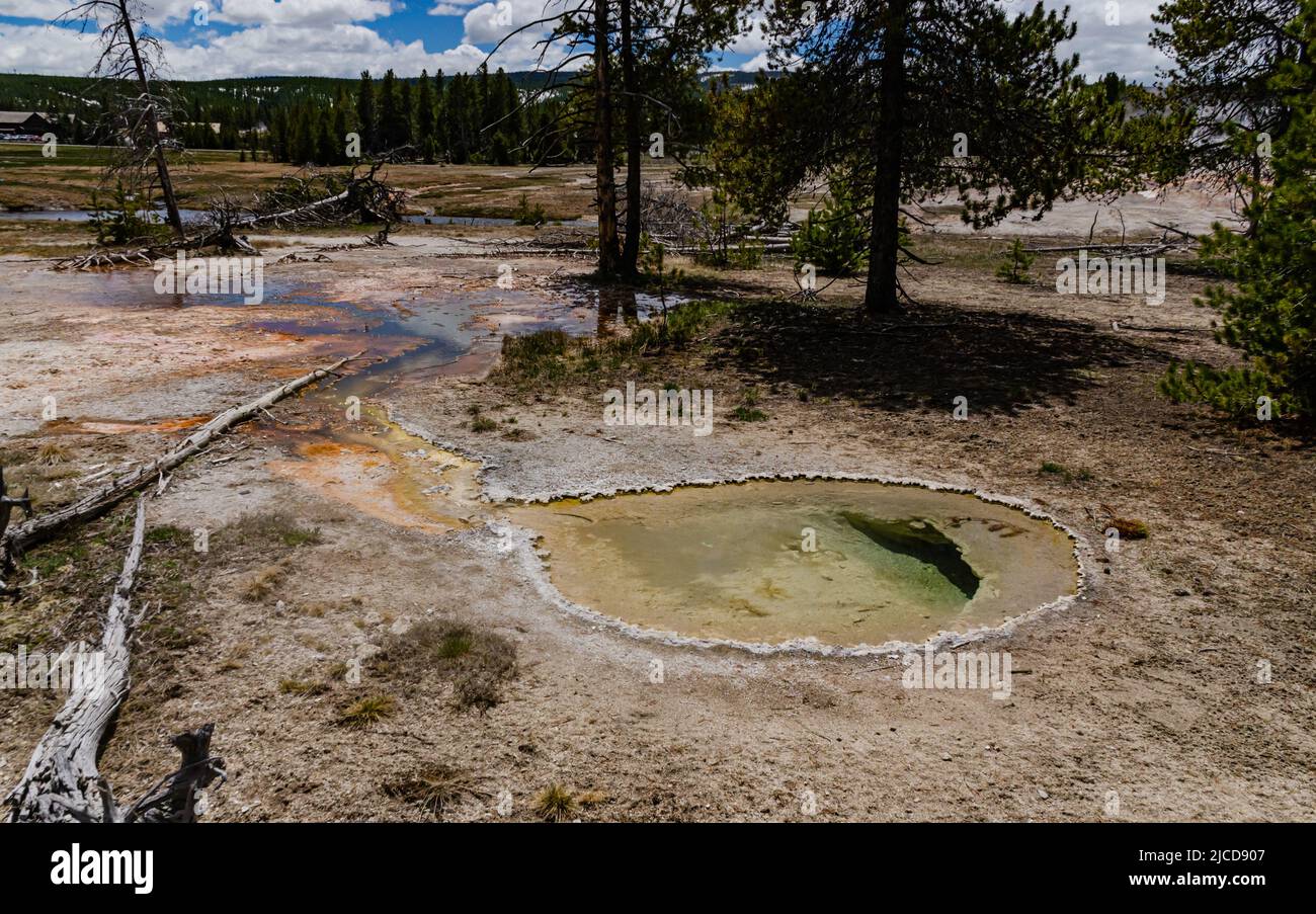 Boiling water bubbler geyser hi-res stock photography and images - Alamy