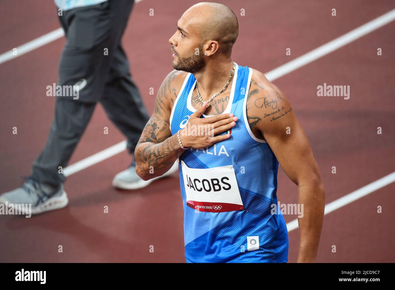 JULY 31st, 2021 - TOKYO, JAPAN: Lamont Marcell Jacobs of Italy wins ...