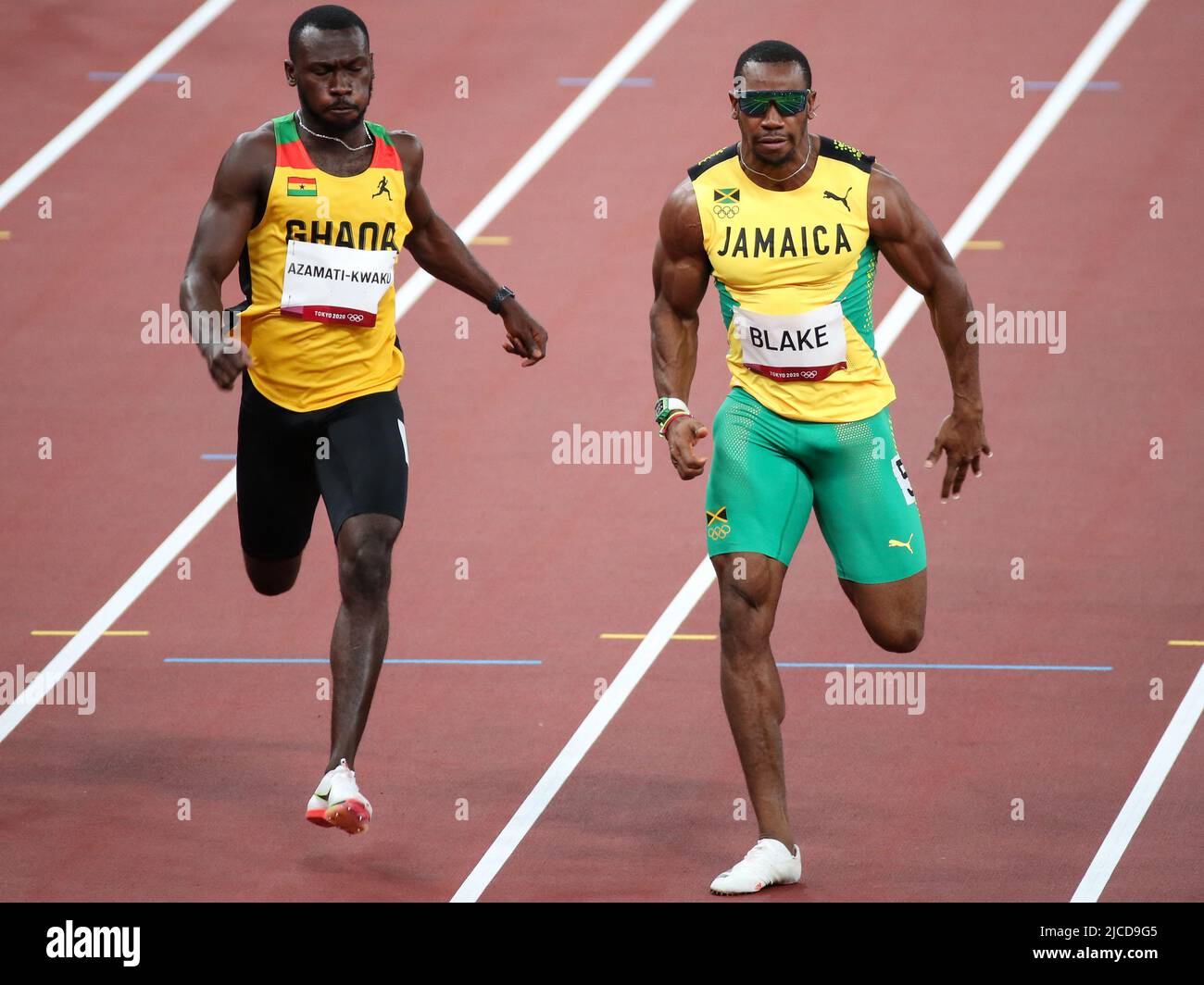 JULY 31st, 2021 - TOKYO, JAPAN: Yohan Blake of Jamaica in action in ...