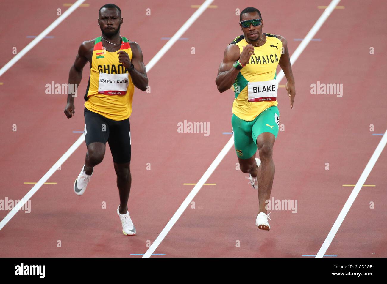 JULY 31st, 2021 - TOKYO, JAPAN: Yohan Blake of Jamaica in action in ...