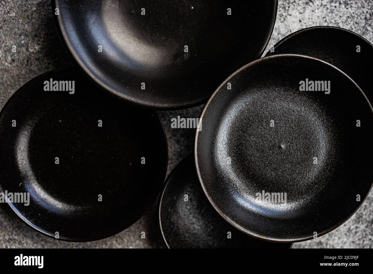 Round geometric shapes on concrete background Stock Photo - Alamy