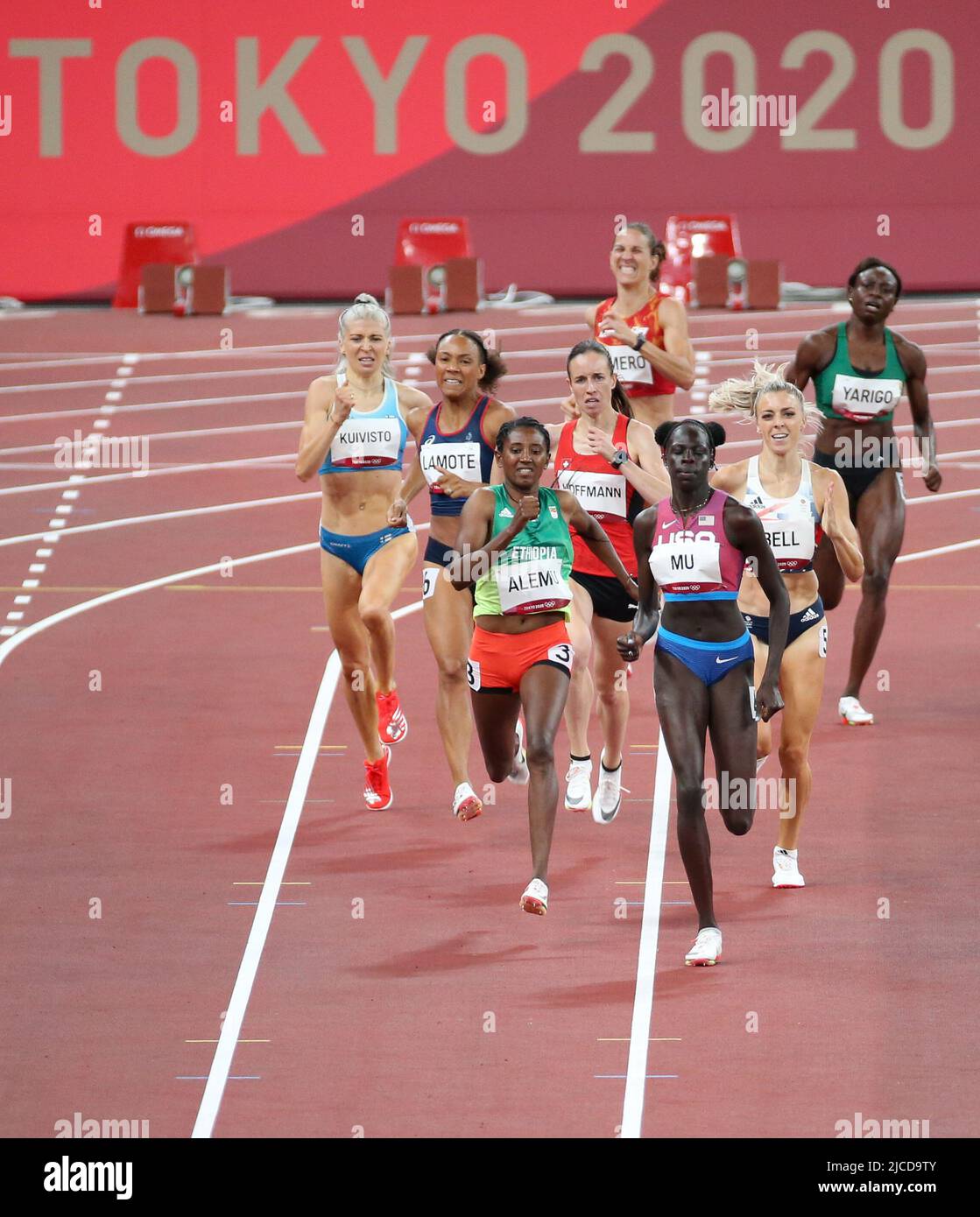 JULY 31st, 2021 - TOKYO, JAPAN: Athing Mu of United States in action ...