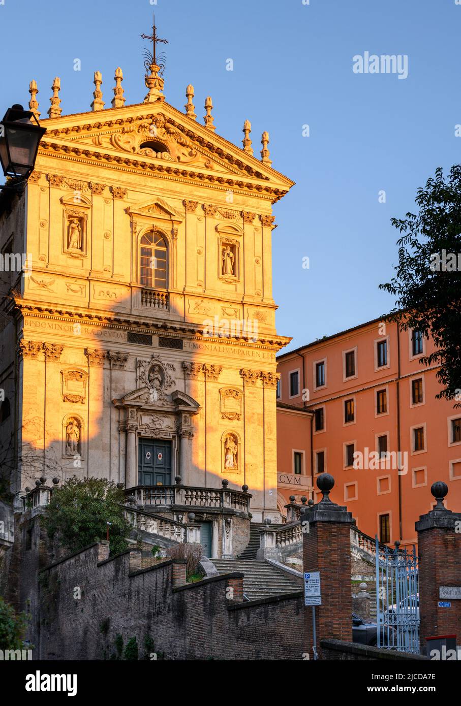 The 17th cen. baroque, Church of Santi Domenico e Sisto on Largo ...