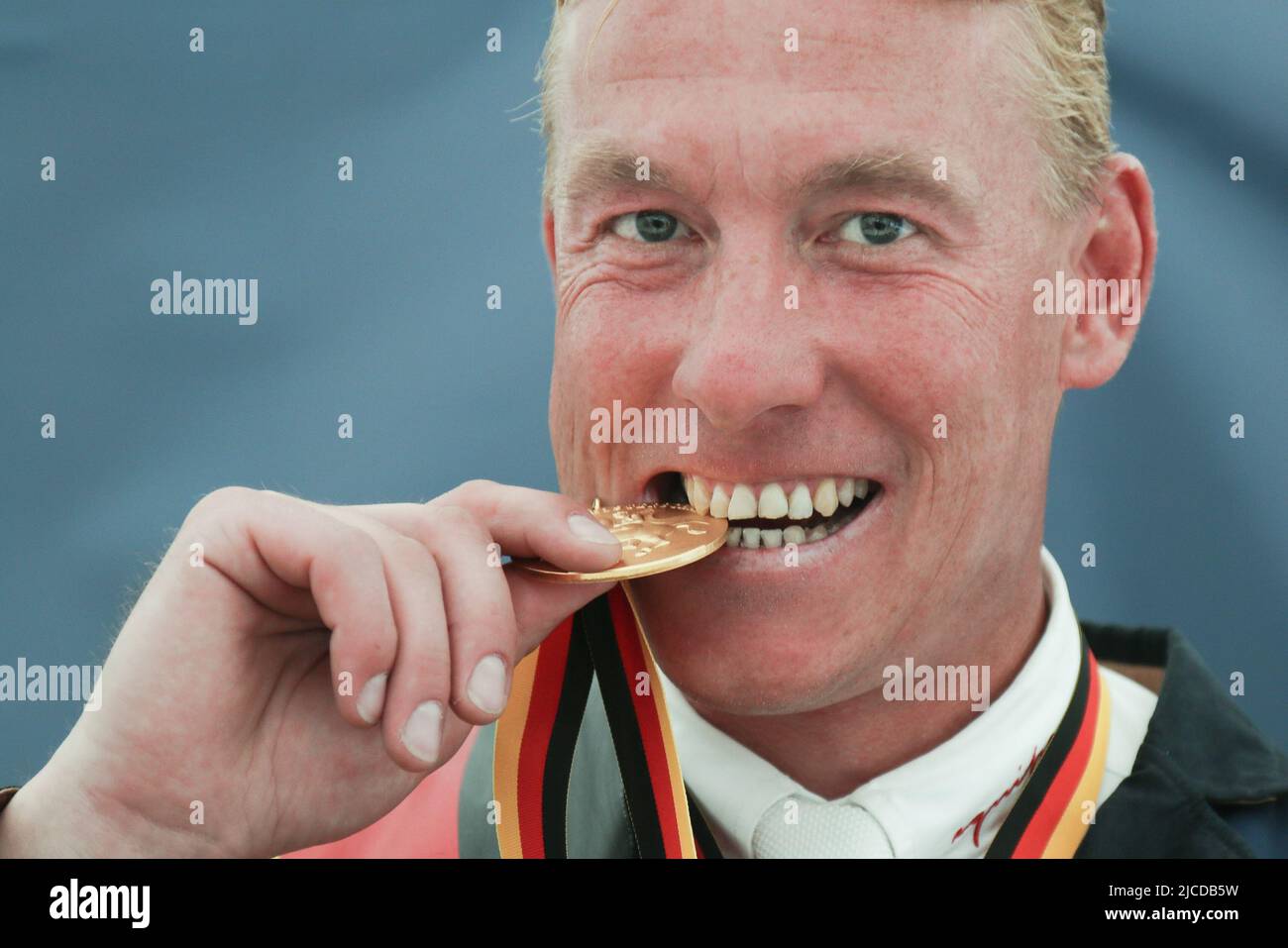 Balve, Germany. 12th June, 2022. Equestrian sport: German championship ...