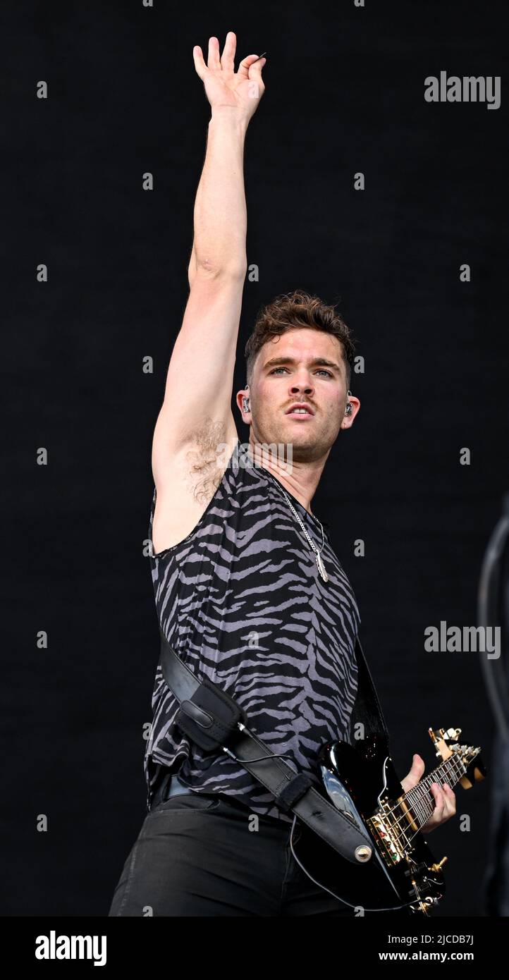 Berlin, Germany. 12th June, 2022. Singer Mike Kerr of the British band ...