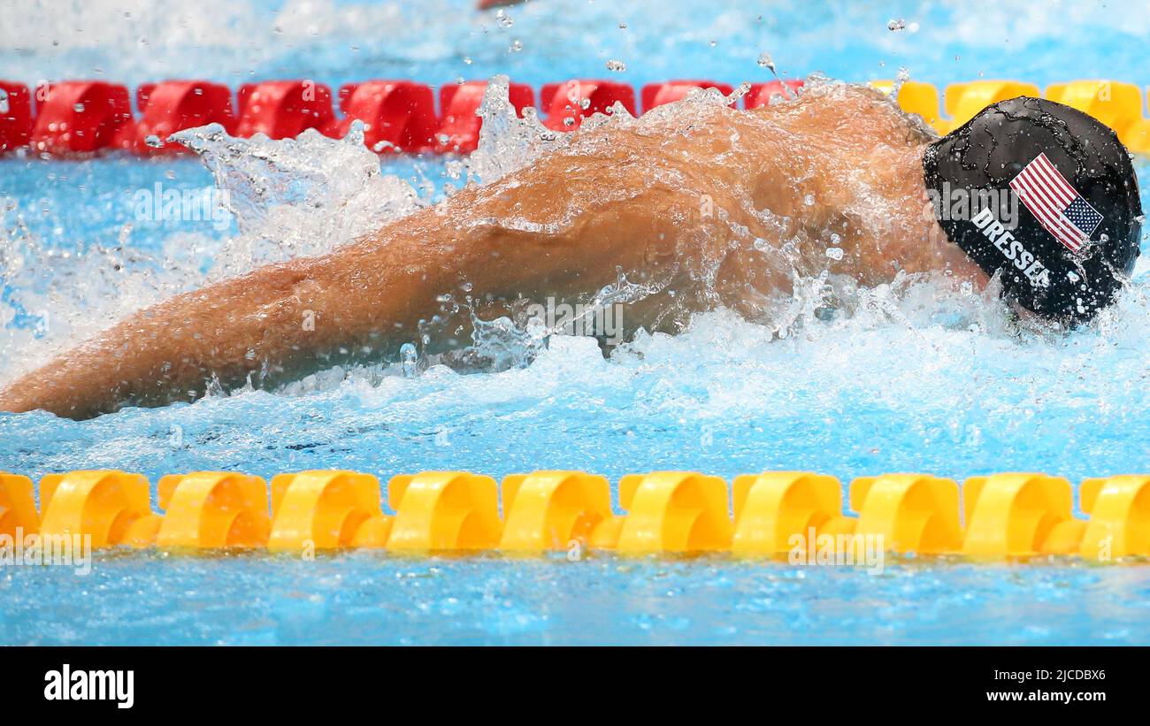JULY 31st, 2021 - TOKYO, JAPAN: Caeleb Dressel wins the Gold Medal and ...