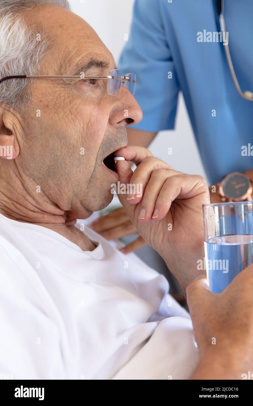 Senior medical bed hi-res stock photography and images - Alamy