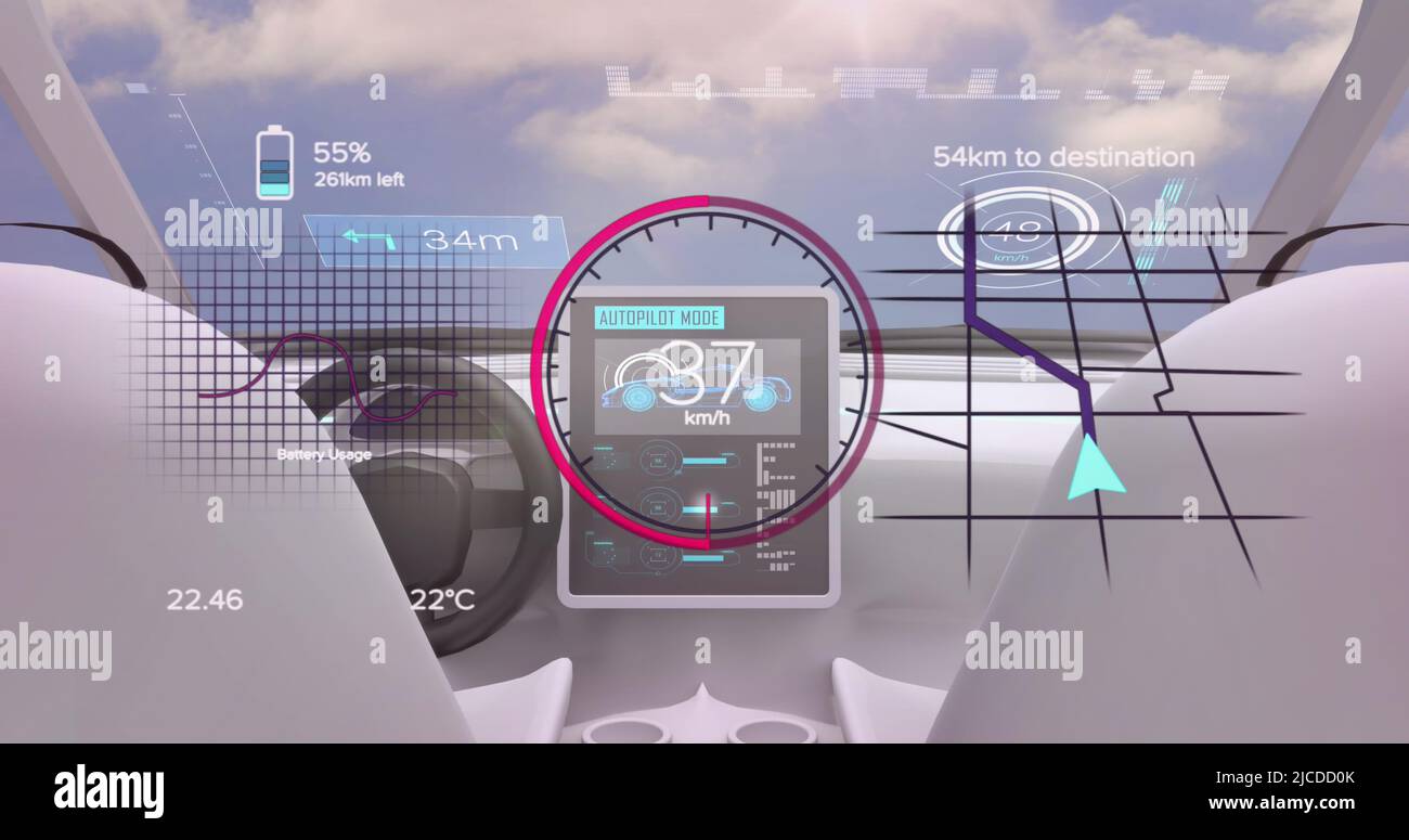 Car driving symbol hi-res stock photography and images - Alamy