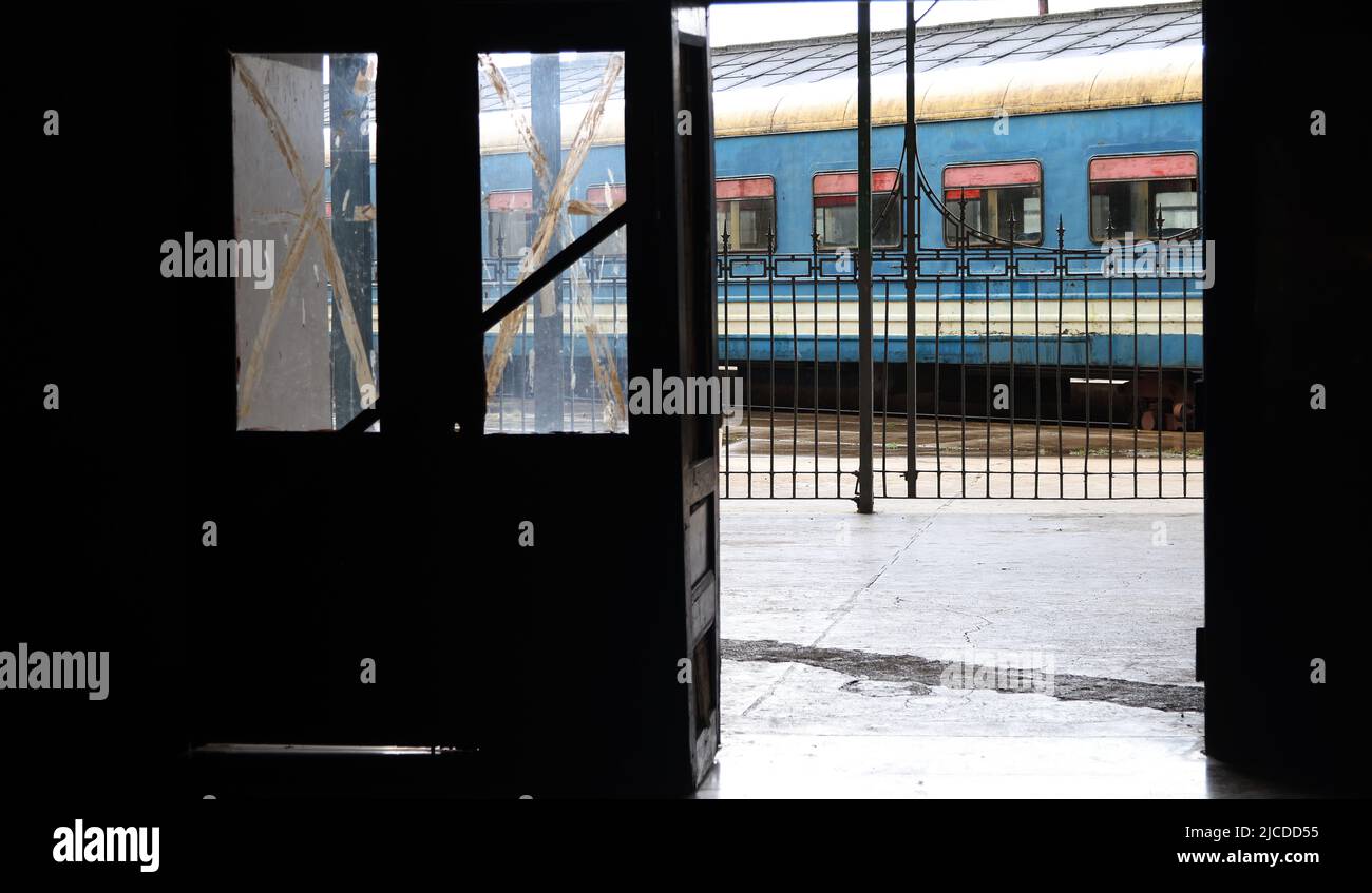 The old station of Moron, Cuba Stock Photo - Alamy