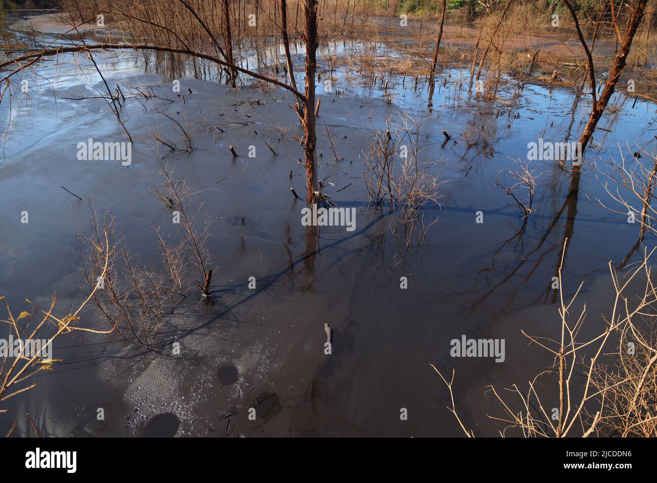 The black river of nickel mines, Cuba Stock Photo - Alamy