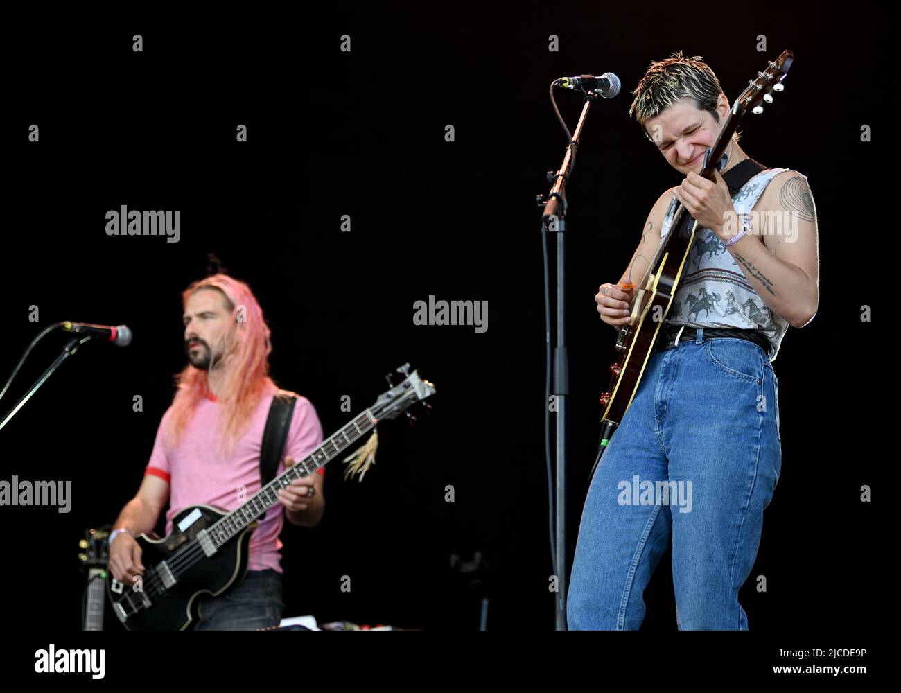 Berlin, Germany. 12th June, 2022. Singer Adrianne Lenker of the US band ...