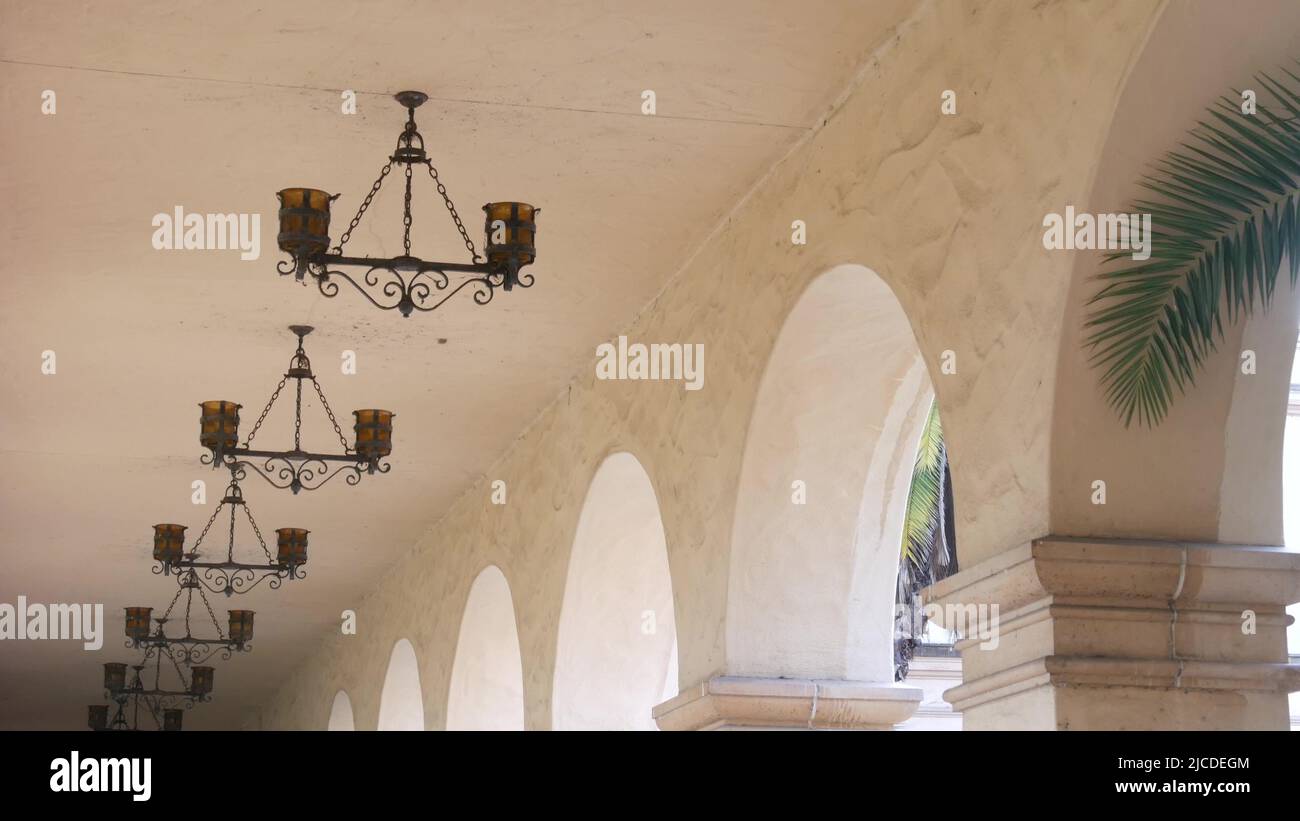 Spanish colonial revival architecture, Balboa Park, San Diego ...