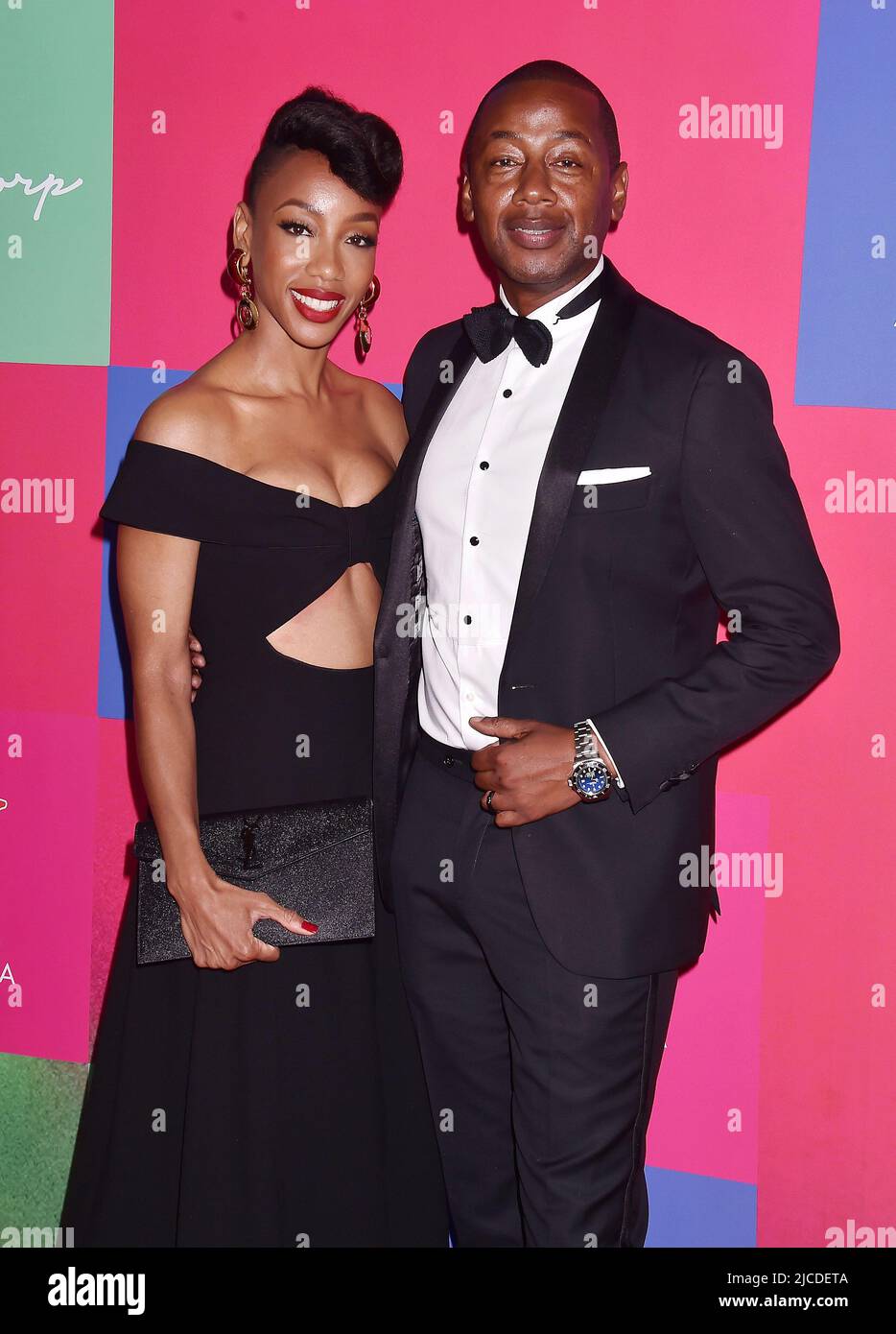 Los Angeles, Ca. 11th June, 2022. (L-R) Clive Bingwa and Charmaine ...