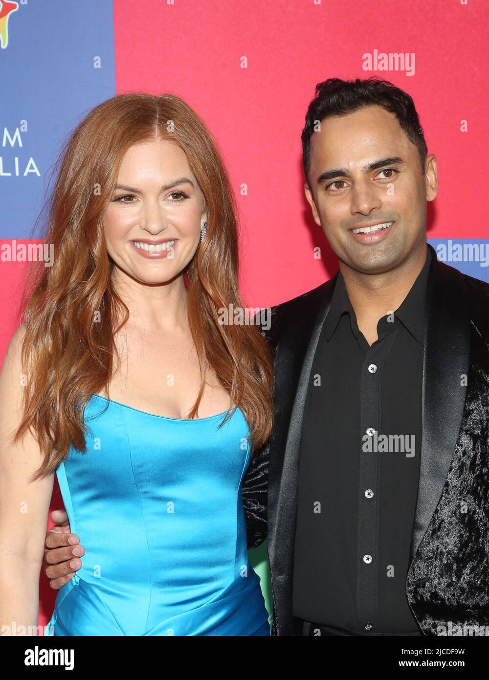 11 June 2022 - Los Angeles, California - Isla Fisher, Tushar Apte, the ...