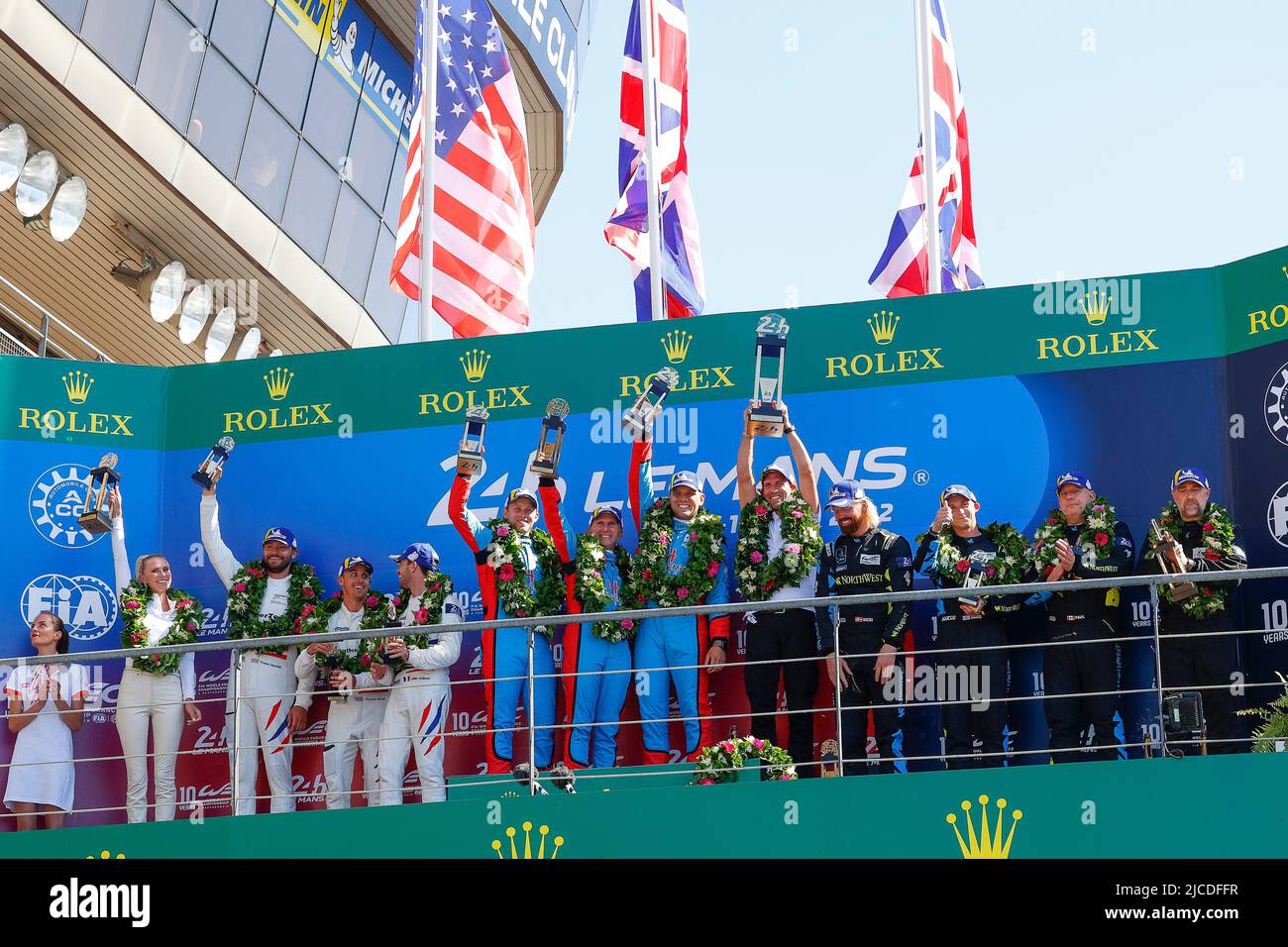 Le Mans, France. 12th June, 2022. 33 KEATING Ben (usa), CHAVES Henrique ...
