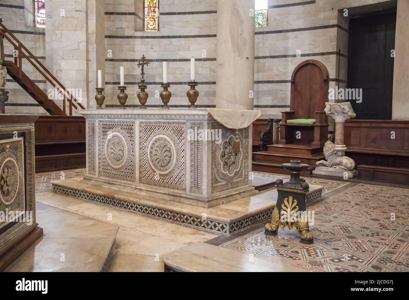 The Pisa Baptistry of St. John Stock Photo - Alamy