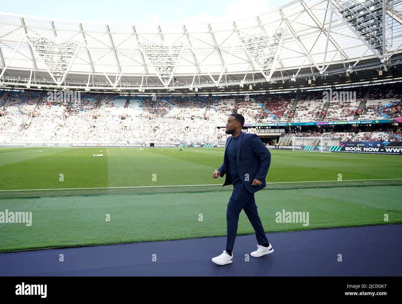 Chunkz before the Soccer Aid for UNICEF match at The London Stadium ...