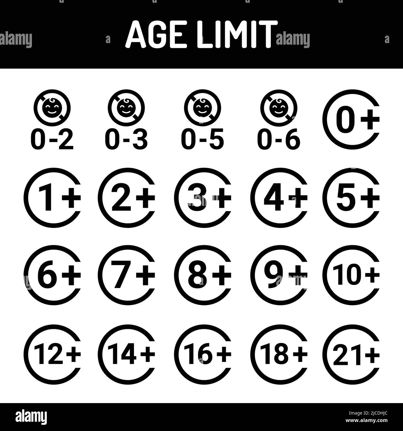 Age 4 5 Stock Vector Images - Alamy