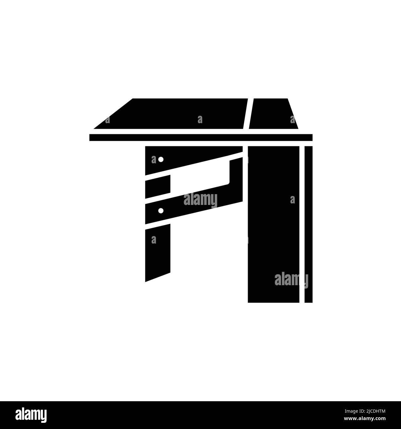 Fortable book table line color icon. Air space adjustable. Outline ...