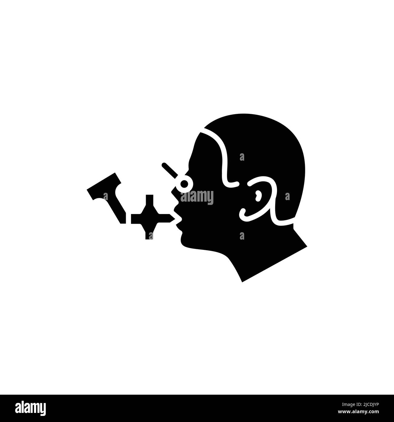 Spirometry vector vectors hi-res stock photography and images - Alamy