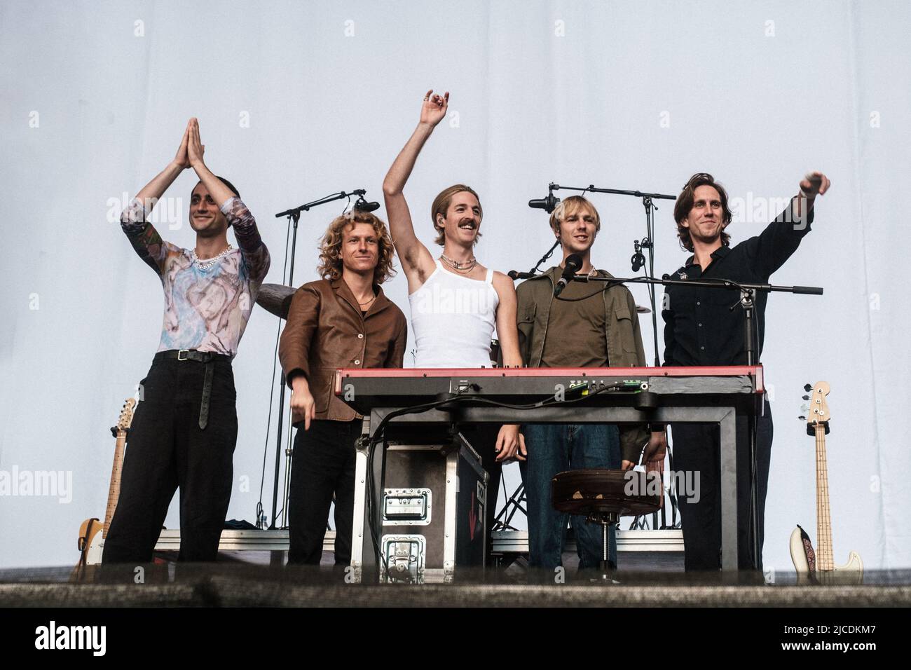 Copenhagen, Denmark. 12th June, 2022. The Australian band Parcels ...