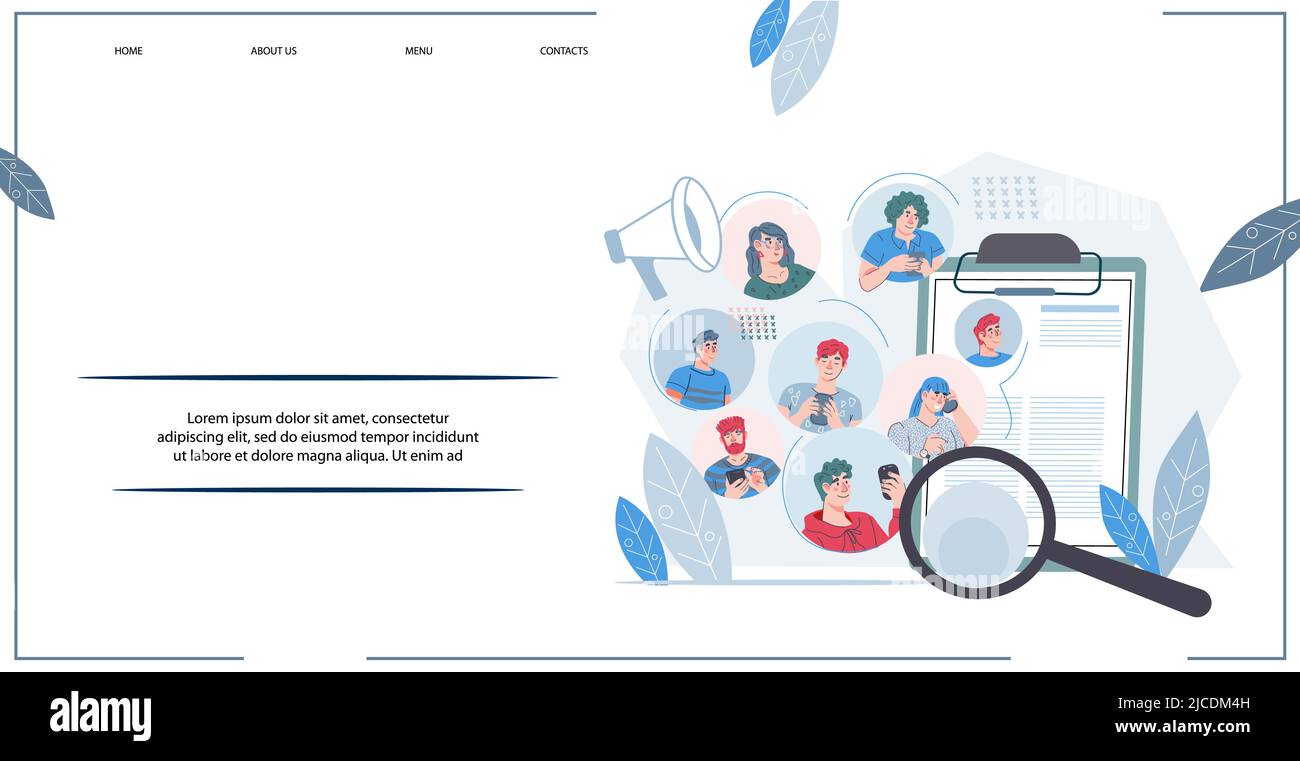 Apply for a job concept with employers sending CV for vacancies, hiring ...