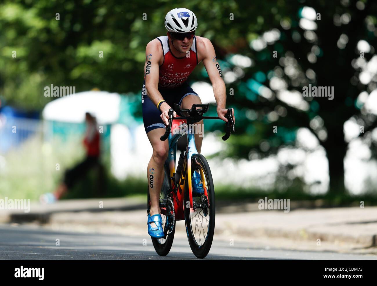 USA's Kevin McDowell in action during day one of the 2022 World ...