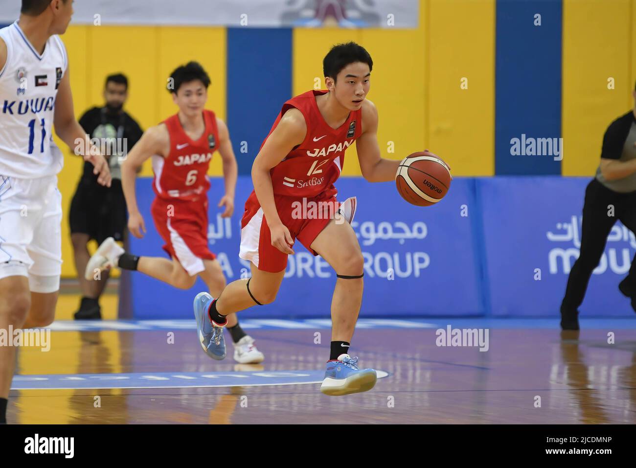 Doha, Qatar. 12th June, 2022. Oga Suzuki of Japan Basketball team in action during the 2022 FIBA ...