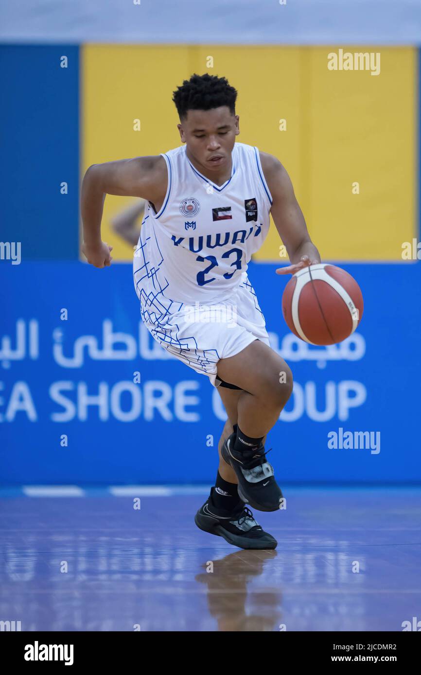 Doha, Qatar. 12th June, 2022. Talal F A H Mohammad of Kuwait Basketball ...
