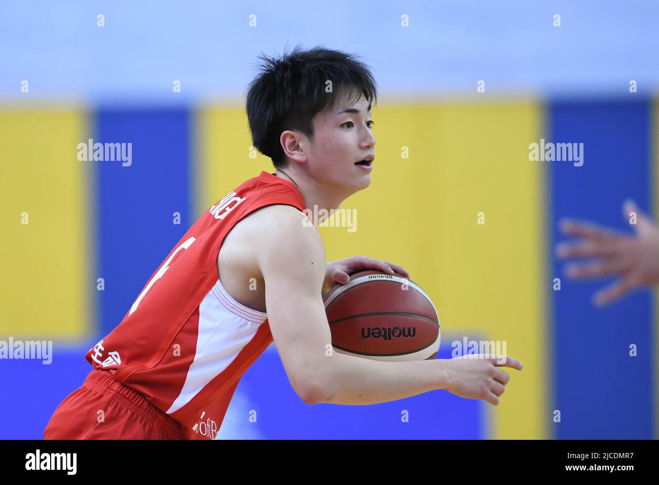 Doha, Qatar. 12th June, 2022. Suguru Ishiguchi of Japan Basketball team in action during the ...
