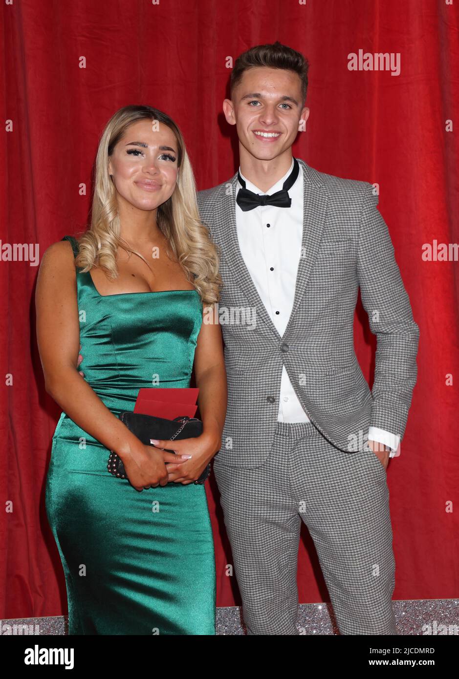 Anna Norton and Joe-Warren Plant arriving for the British Soap Awards ...