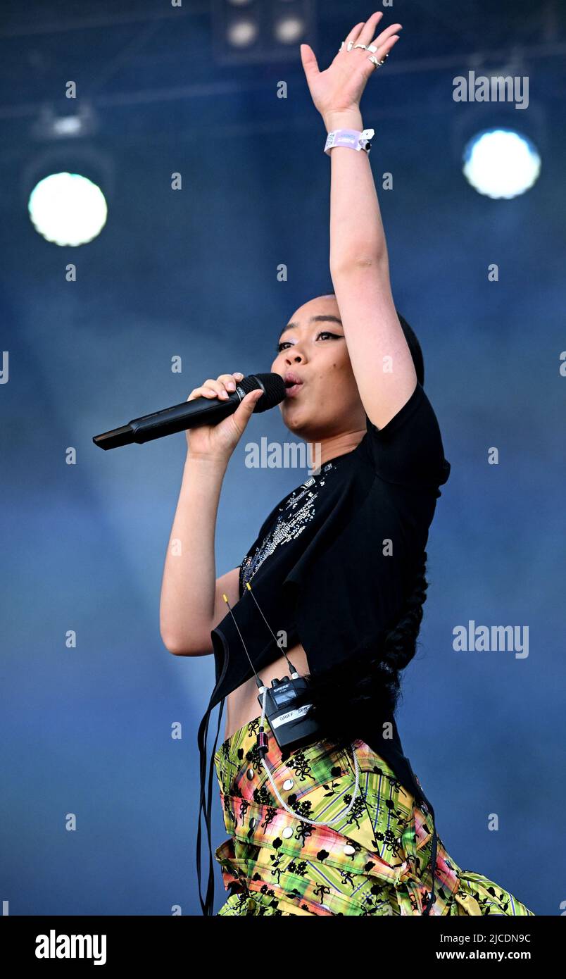 Berlin, Germany. 12th June, 2022. Singer Sarah Faith Griffiths "Griff ...