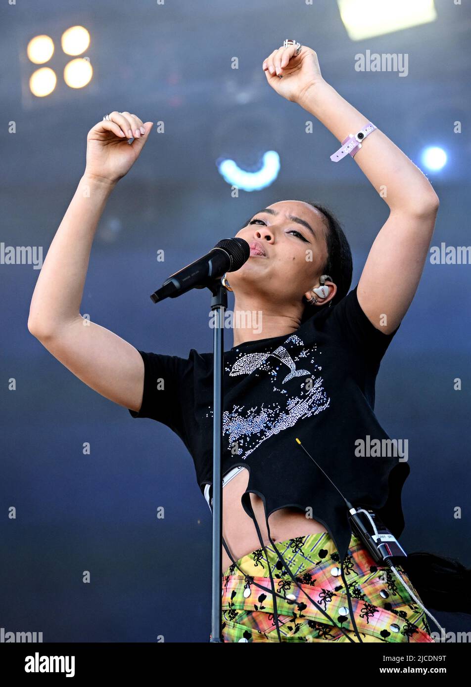 Berlin, Germany. 12th June, 2022. Singer Sarah Faith Griffiths "Griff ...