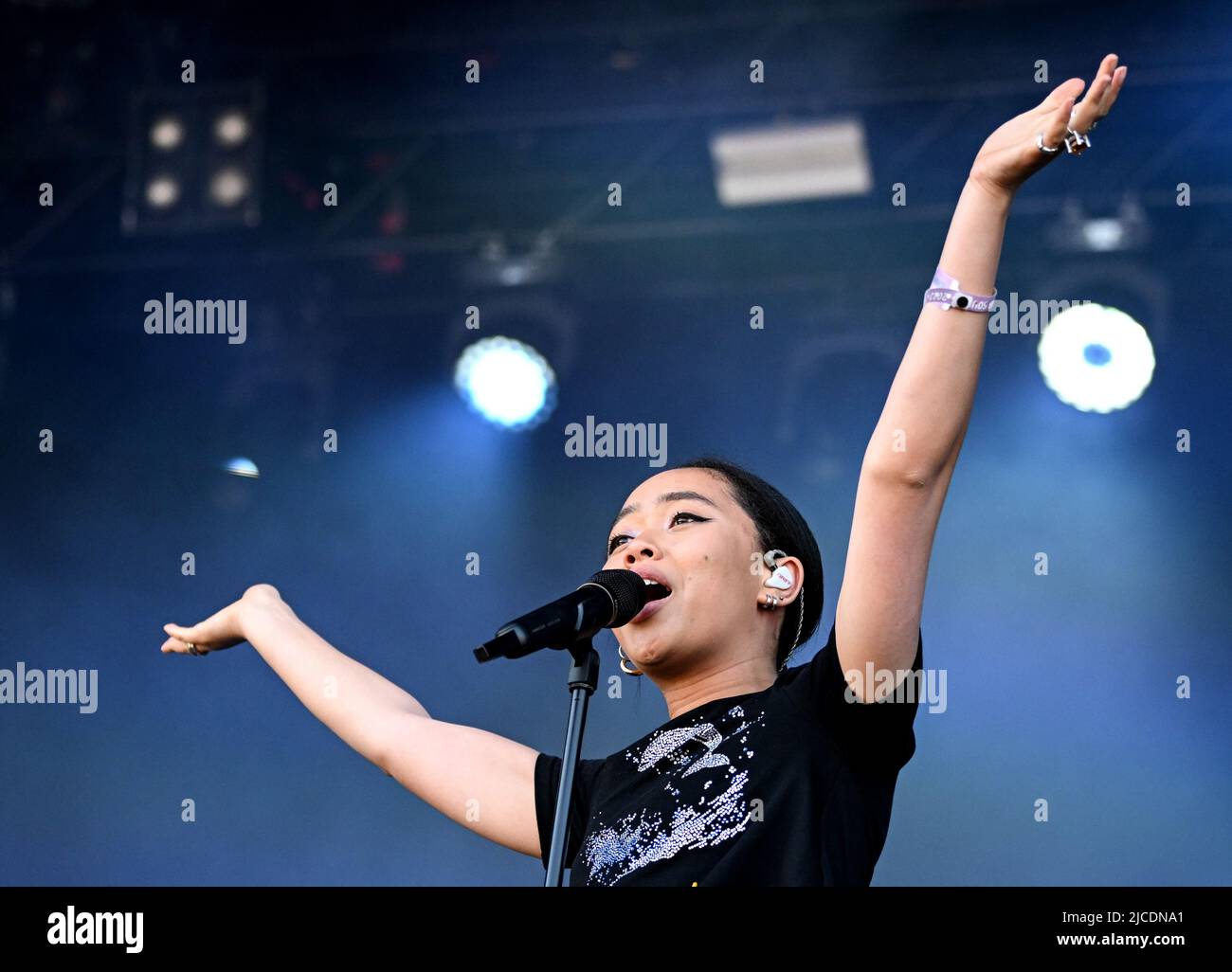 Berlin, Germany. 12th June, 2022. Singer Sarah Faith Griffiths "Griff ...