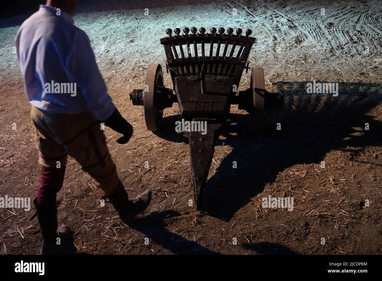 A Renaissance cannon faithful reconstruction of Leonardo da Vinci's ...