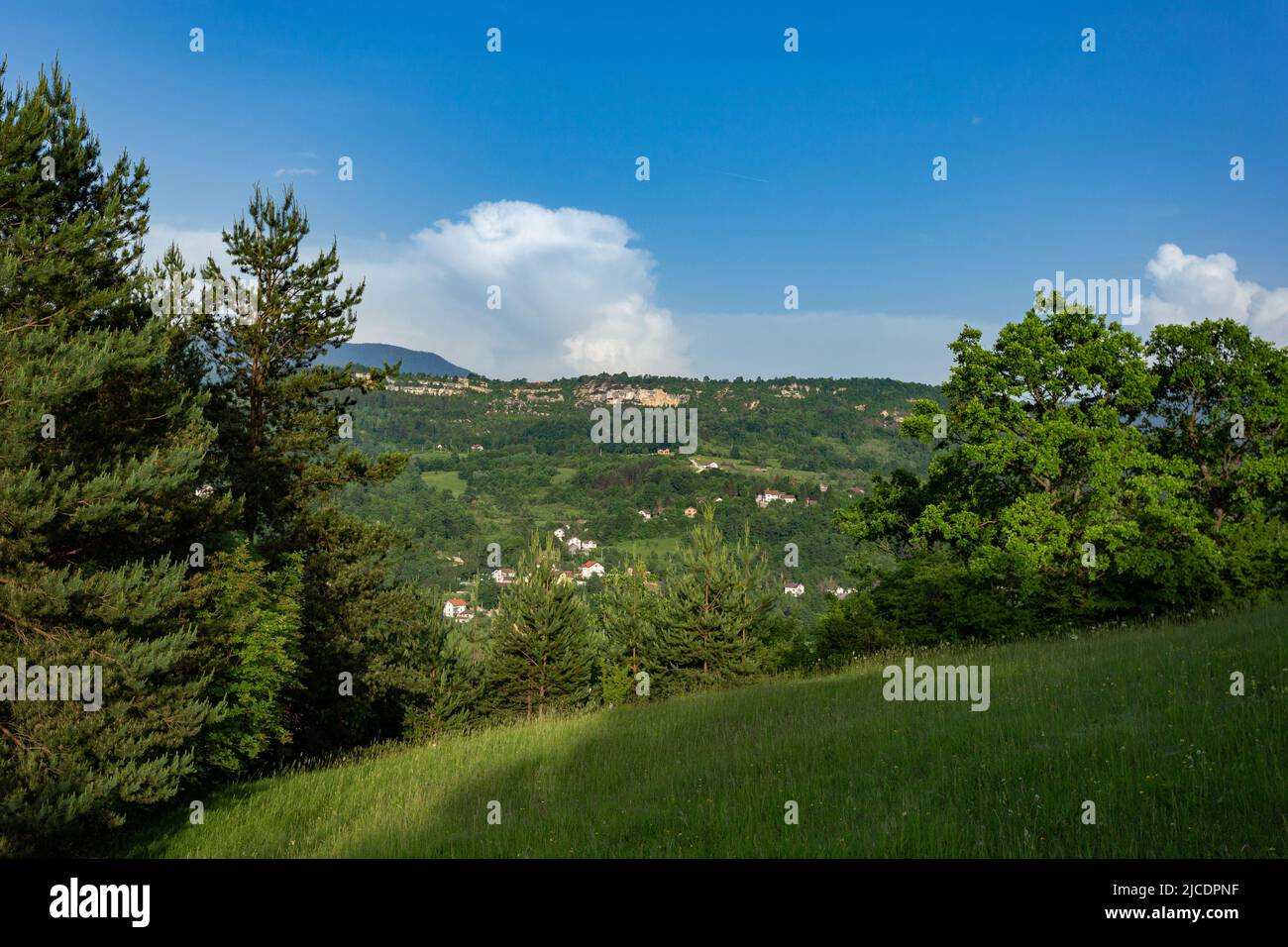 Mountain landscape. Balkan mountains. Bosnia and Herzegovina Stock ...