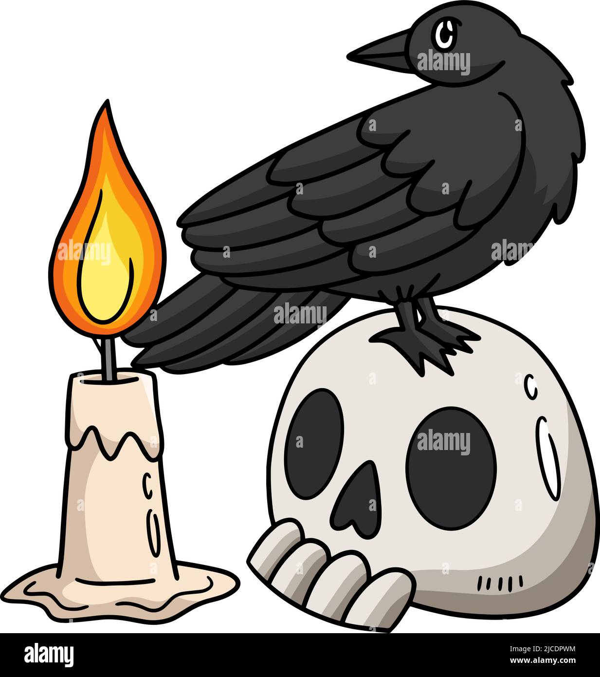 Halloween Crow Clipart