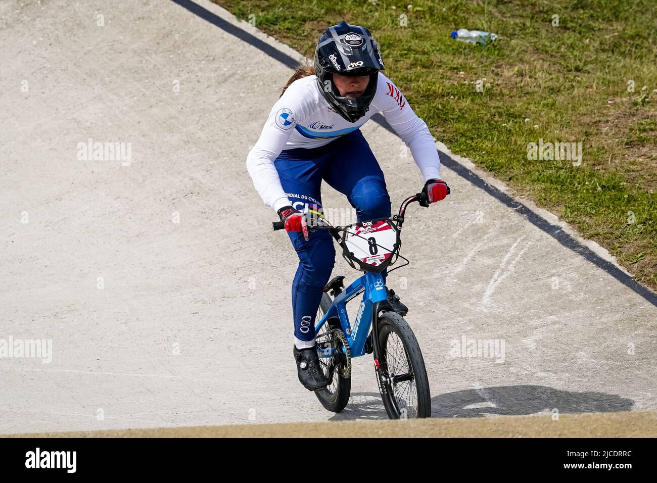 ARNHEM, NETHERLANDS - JUNE 12: Zoe Claessens of Switzerland leads in ...