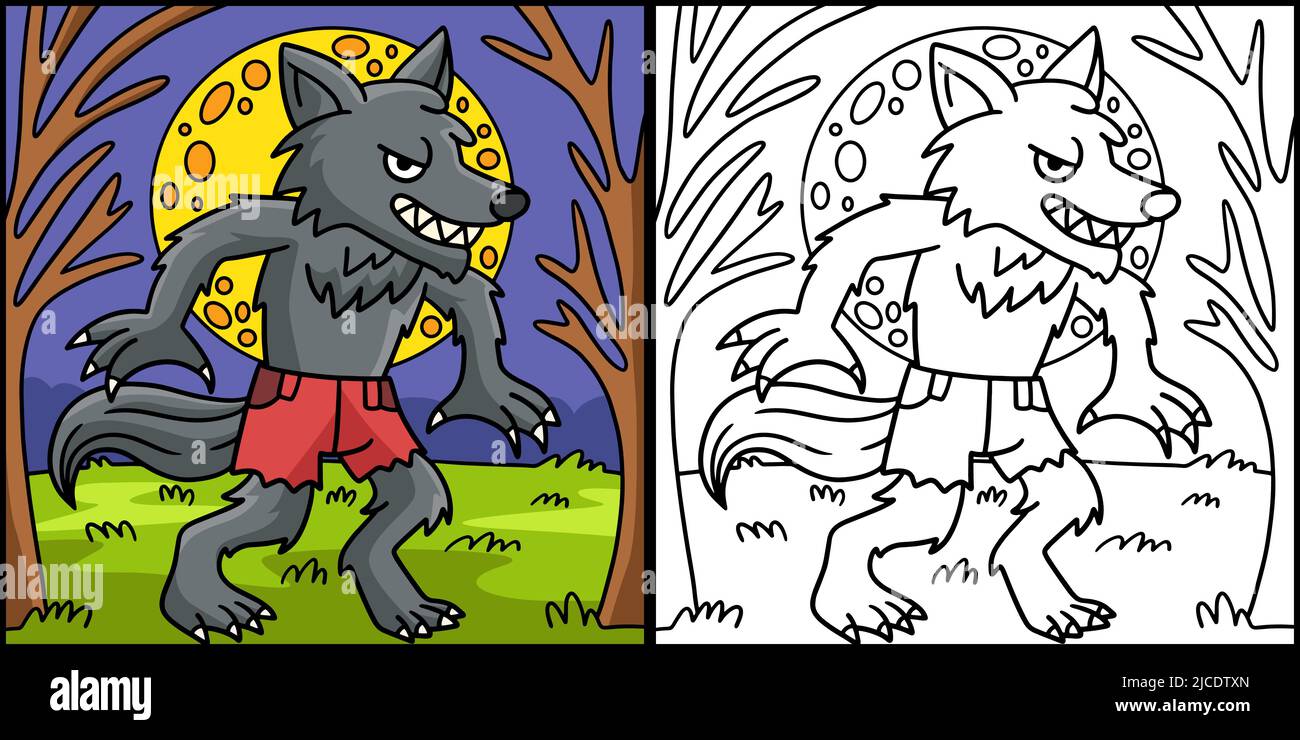 Werewolf Drawings For Kids