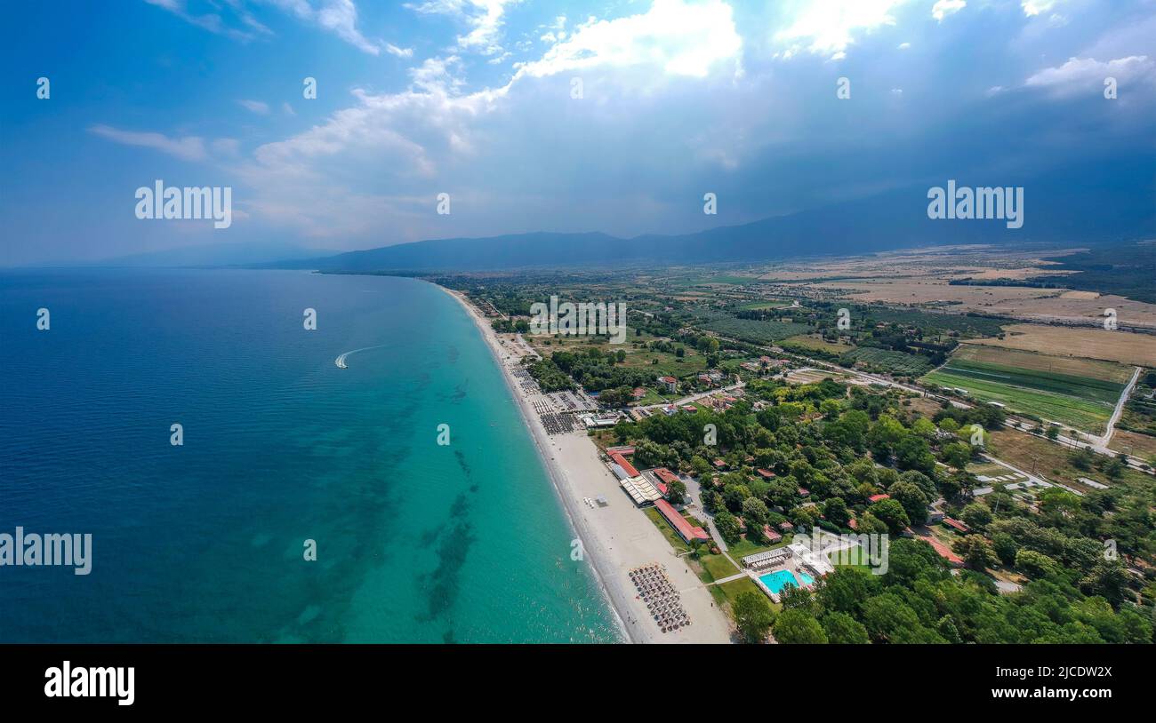 Beautiful view sandy coast endless hi-res stock photography and images ...