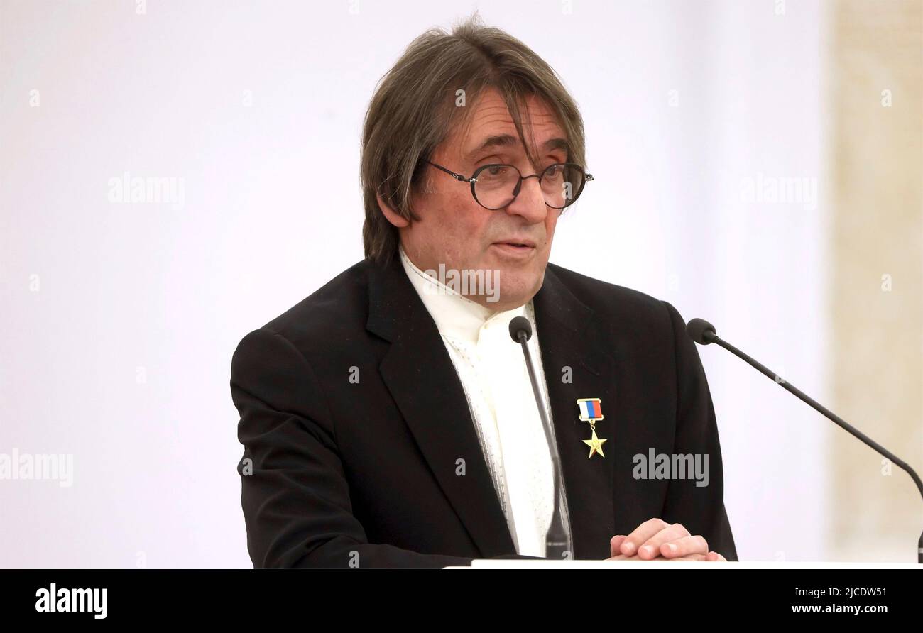 Moscow, Russia. 12th June, 2022. Yury Bashmet, artistic director and ...