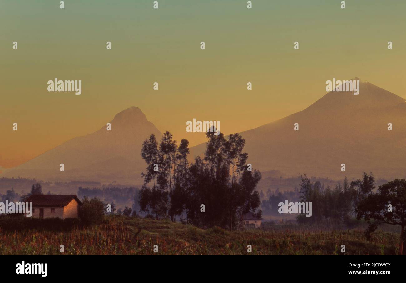 Mikeno volcano rwanda hi-res stock photography and images - Alamy