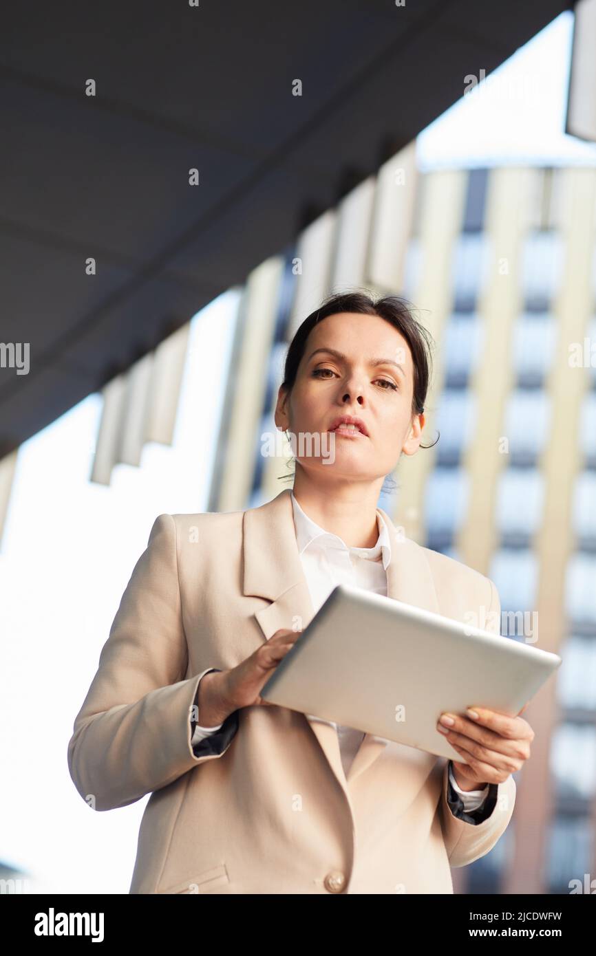 Strict mature woman hi-res stock photography and images - Alamy