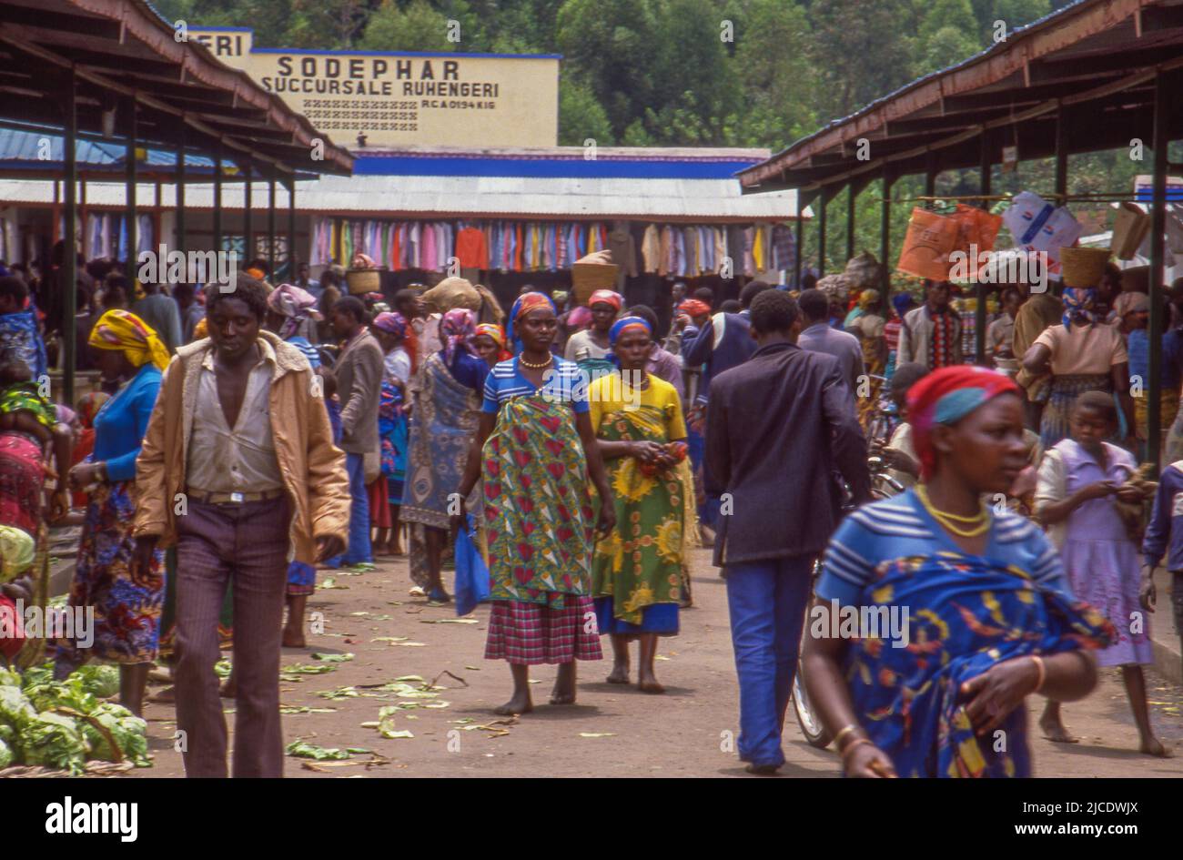 Marketplace in Ruhengeri, Rwanda Stock Photo - Alamy