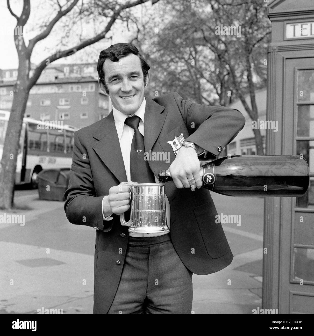 File photo dated 06-05-1977 of ex-Wales and British and Irish Lions fly ...